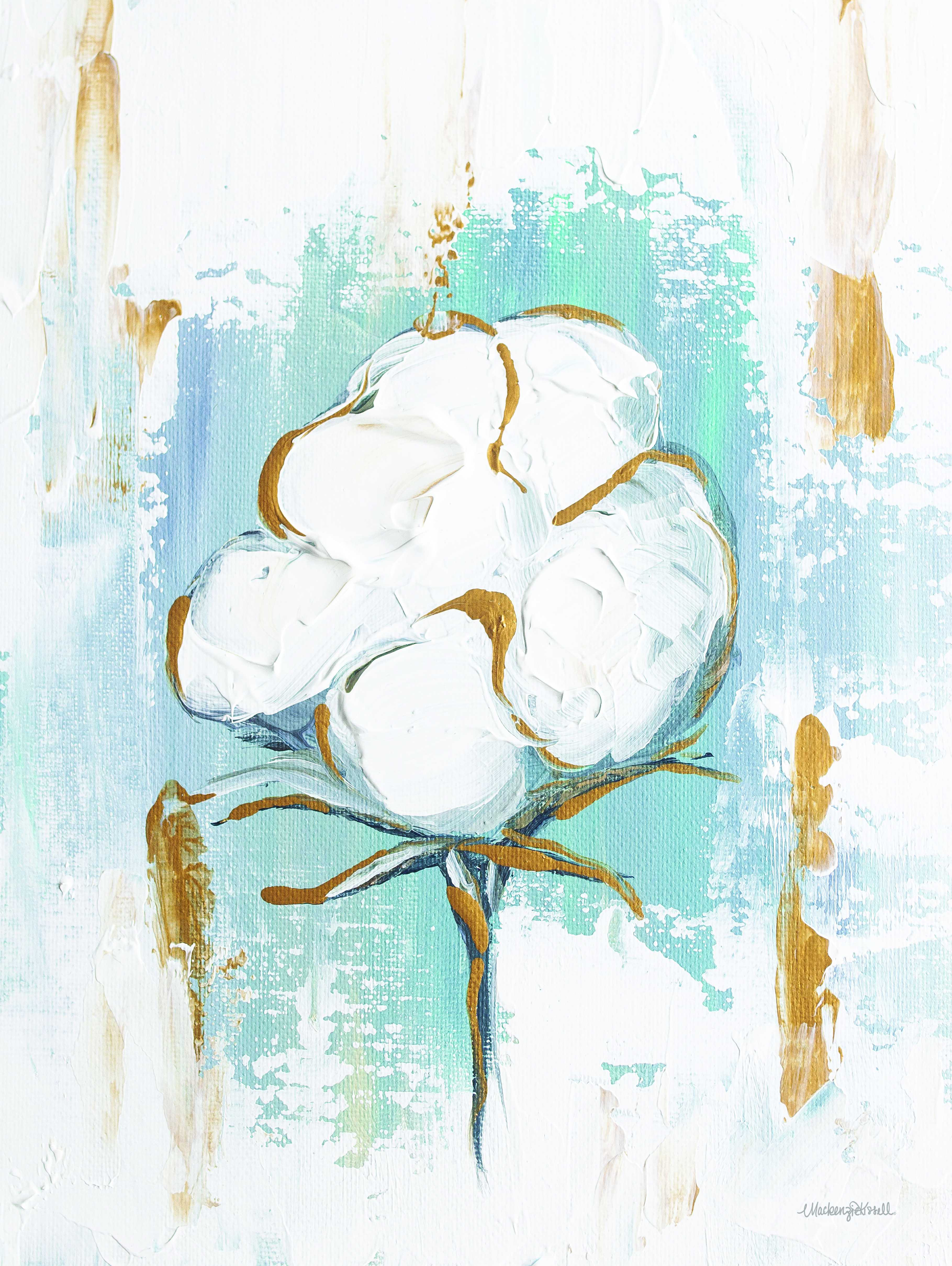 Wildon Home® Cotton Boll by Mackenzie Kissell - Wrapped Canvas Print ...