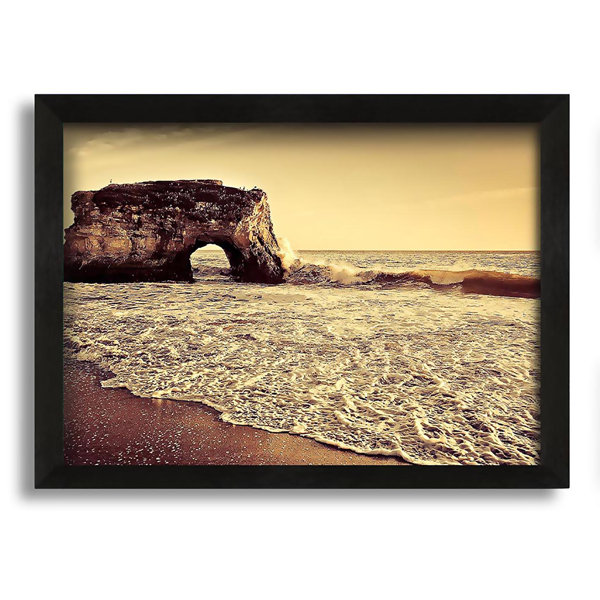Highland Dunes Beach Arch - Picture Frame Photograph on Canvas ...