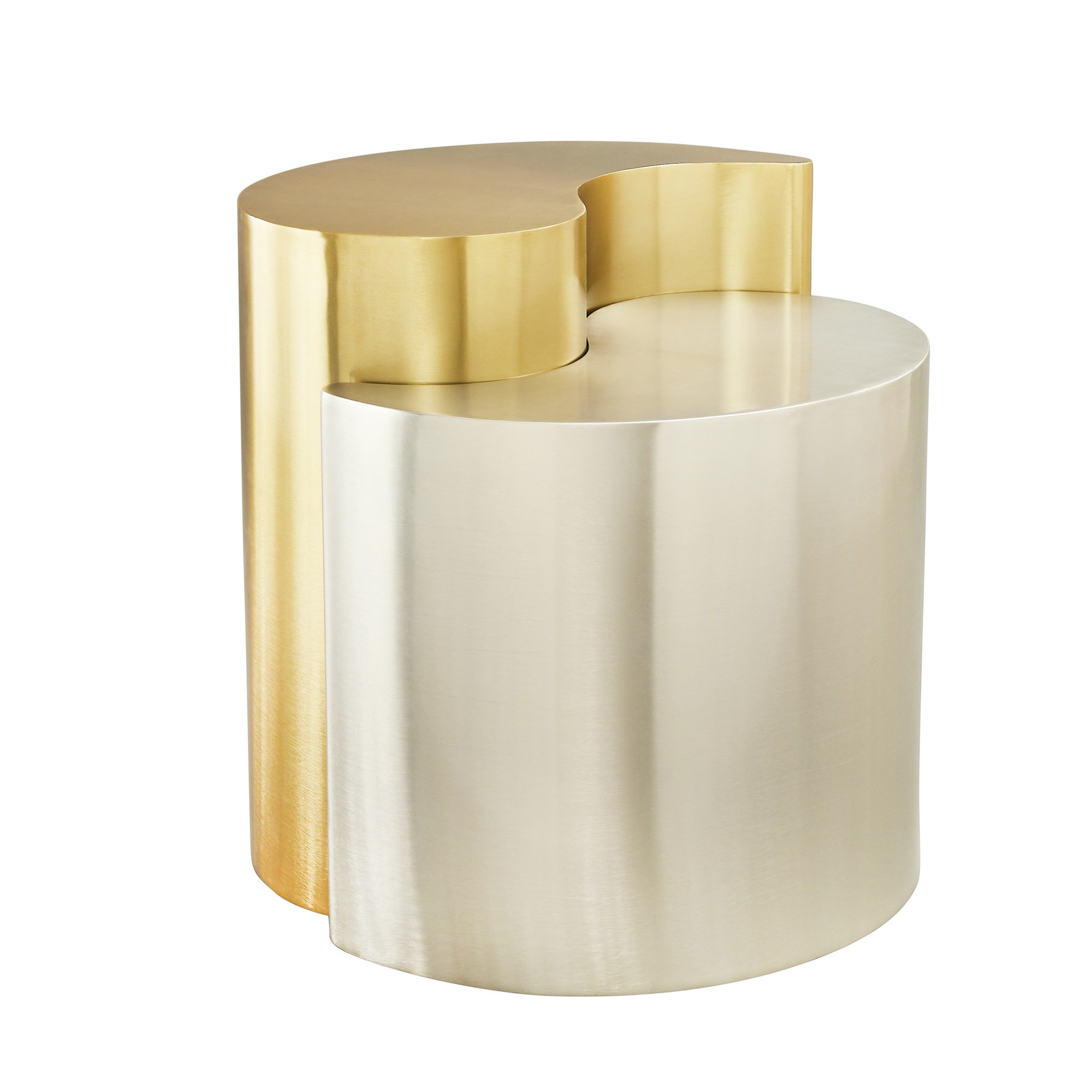 Latitude Run® Iron Sheet Frame Table In Gold & Silver For Contemporary ...