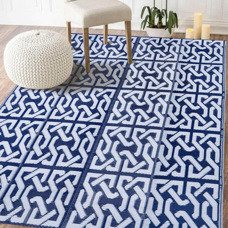 Rosecliff Heights Rectangle Celino Geometric Machine Woven ...