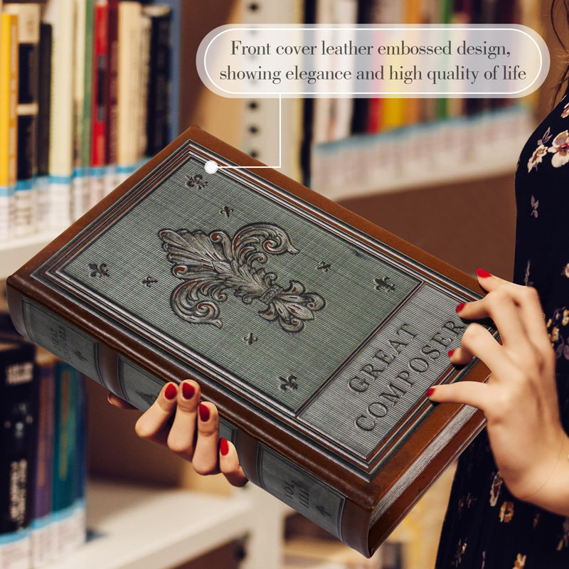 Alcott Hill® 3D Relief Large Decorative Book Box | Wayfair