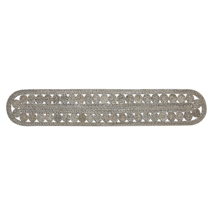 Bungalow Rose Marfried Celeste Blended Pebble Indoor/Outdoor Runner ...