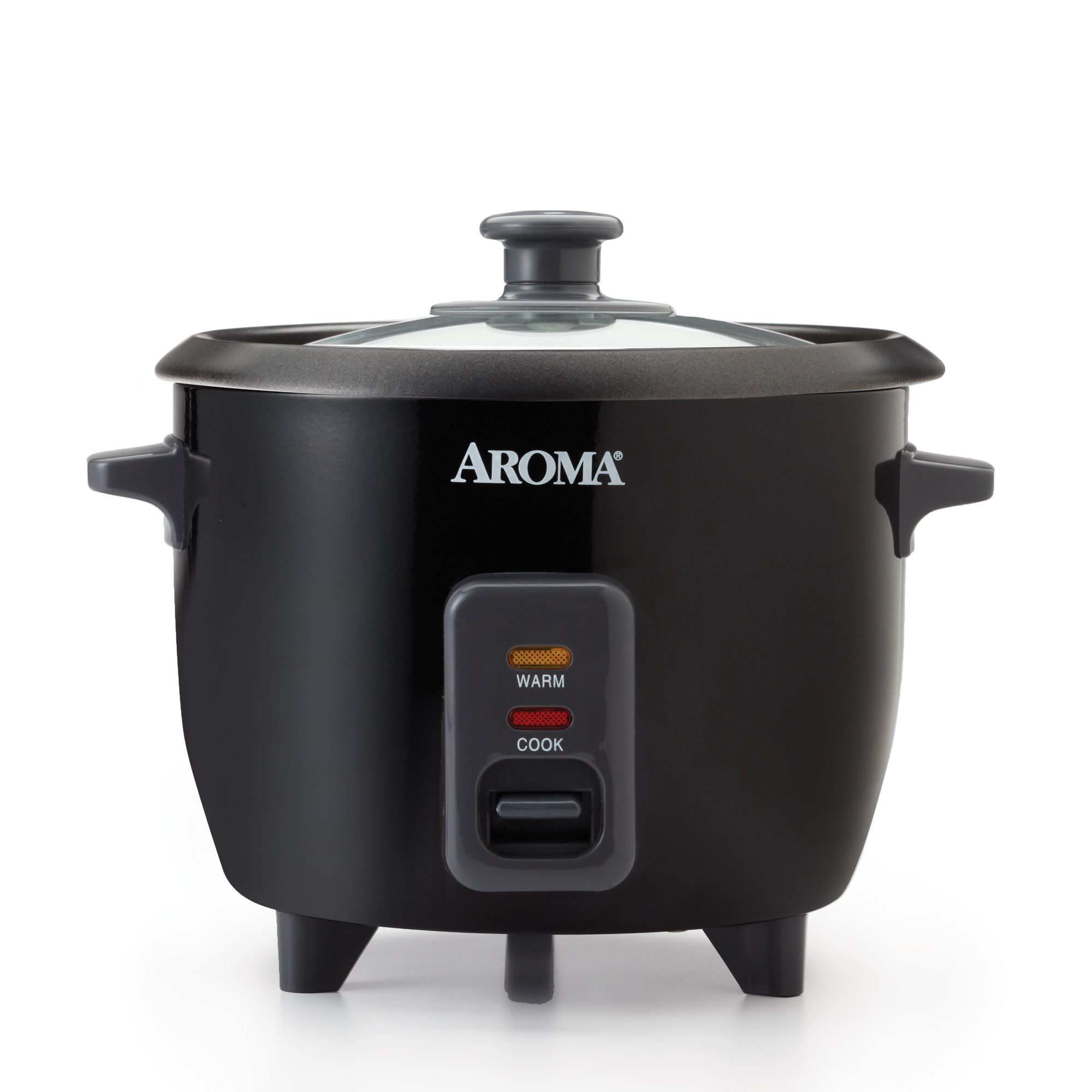 Aroma AROMA® Small Rice Cooker, 3-Cup (Uncooked) / 6-Cup (Cooked), Auto ...
