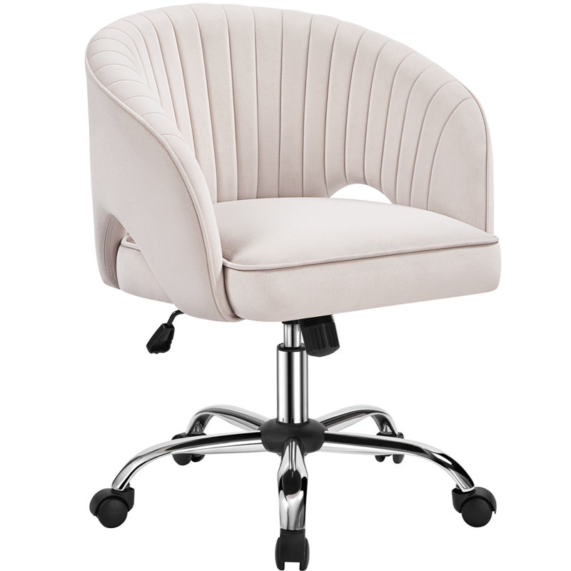 Yaheetech Swivel Office Task Chair with Adjustable Height and Padded ...