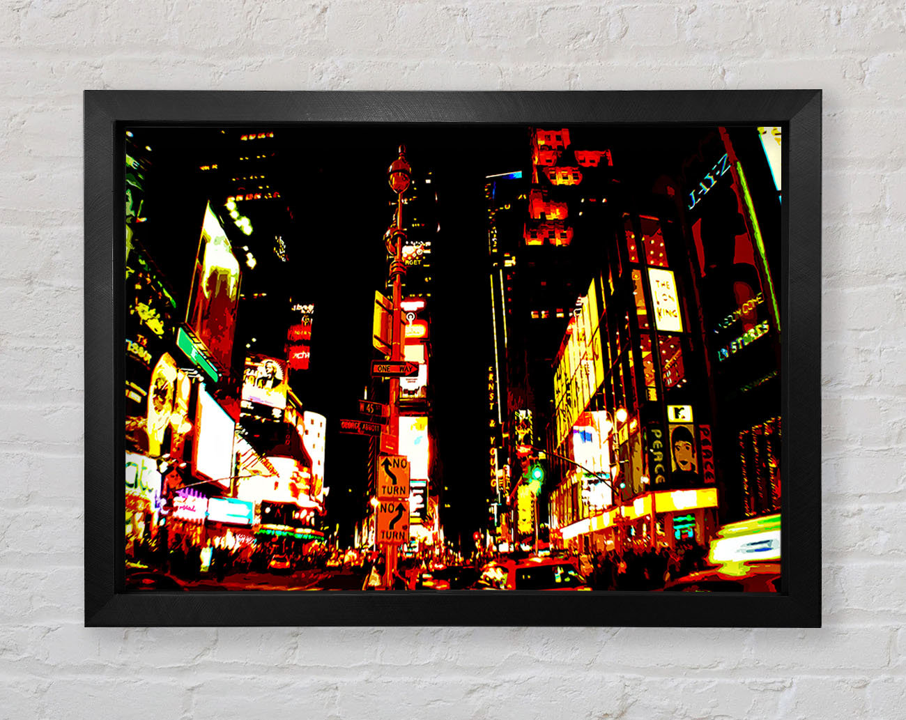 Bright Star Tokyo Broadway At Night - Single Picture Frame Print ...