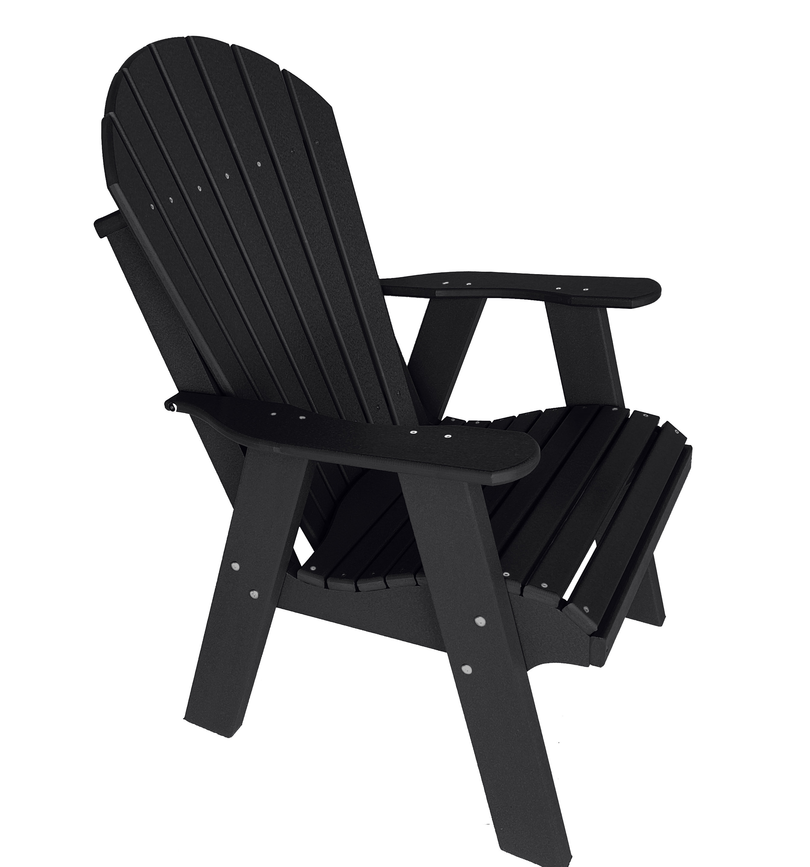 Rosecliff Heights Aigris Fire Pit Chair - Upright Poly Adirondack Chair ...
