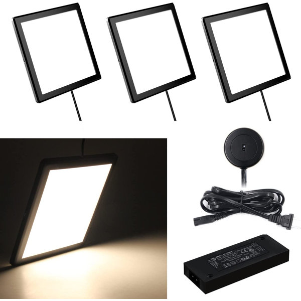 VST Mini panel lighting With wired dimmer switch, surface mount (square ...