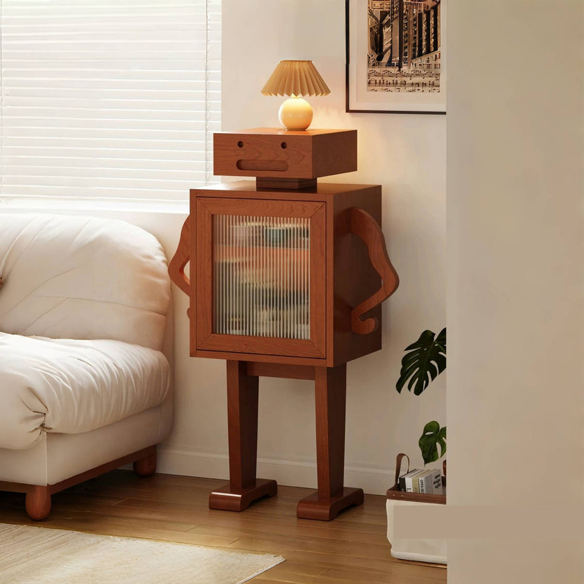 Trinx Jaecee Robot End Table with 360° Rotation & Reviews | Wayfair