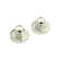 Lefroy Brooks Classic Floor Bolts Pair in Silver Nickel | Wayfair