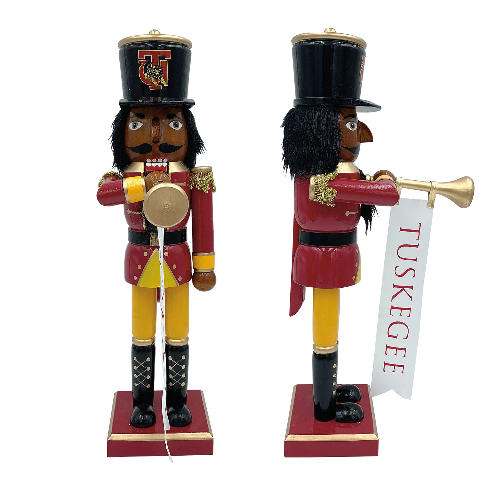 The Holiday Aisle® NCAA Tuskegee Tigers 14" Bugler Nutcracker | Wayfair