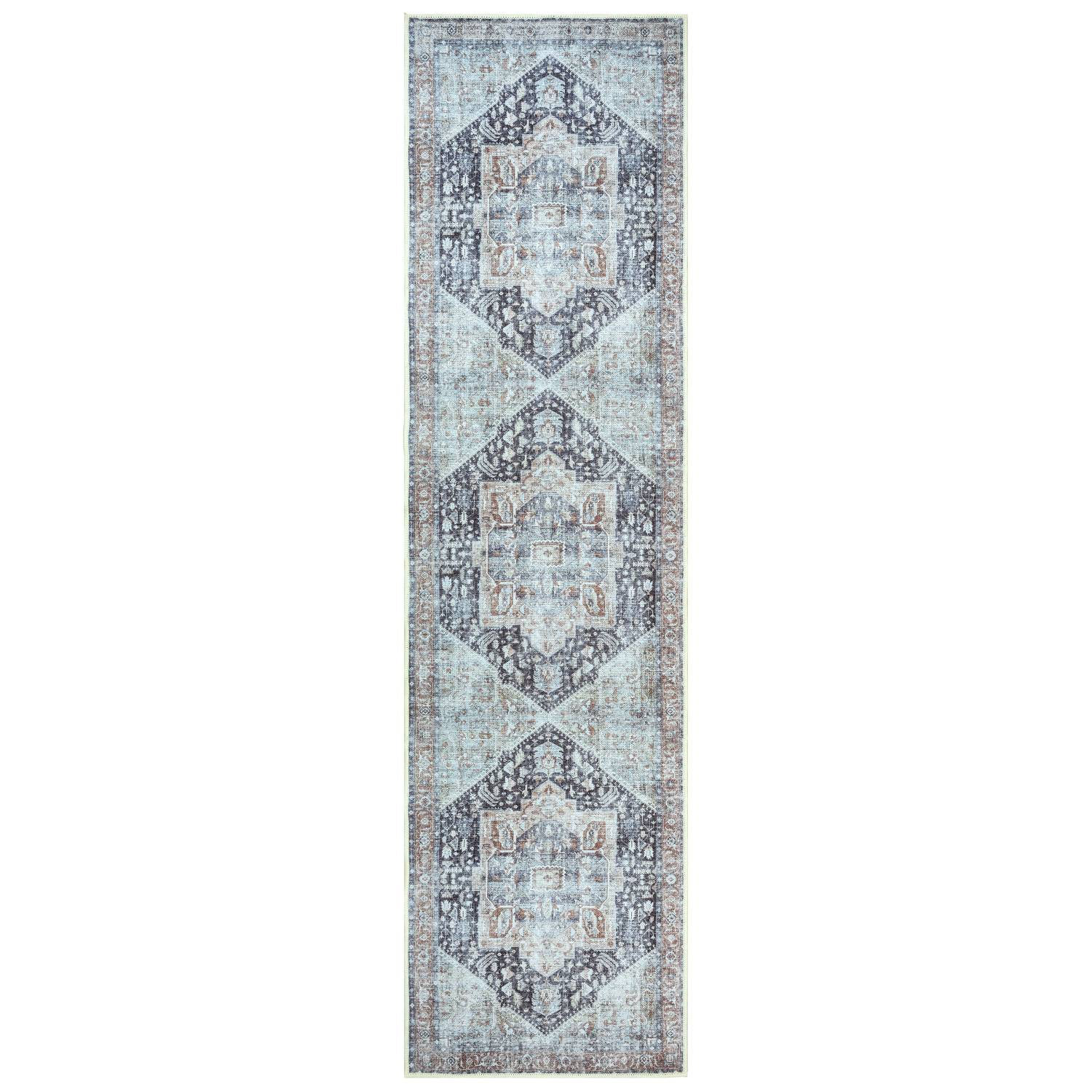 GLN Rugs Vintage Collection - Machine Washable Area Rug, Vintage ...