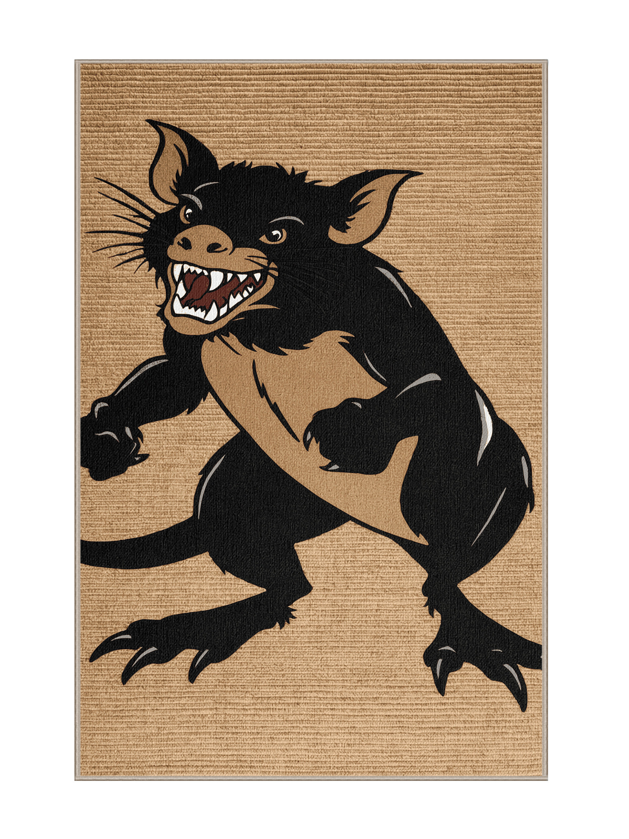 Foundry Select Washable Tasmanian Devil Wildlife Area Rug - Wayfair Canada