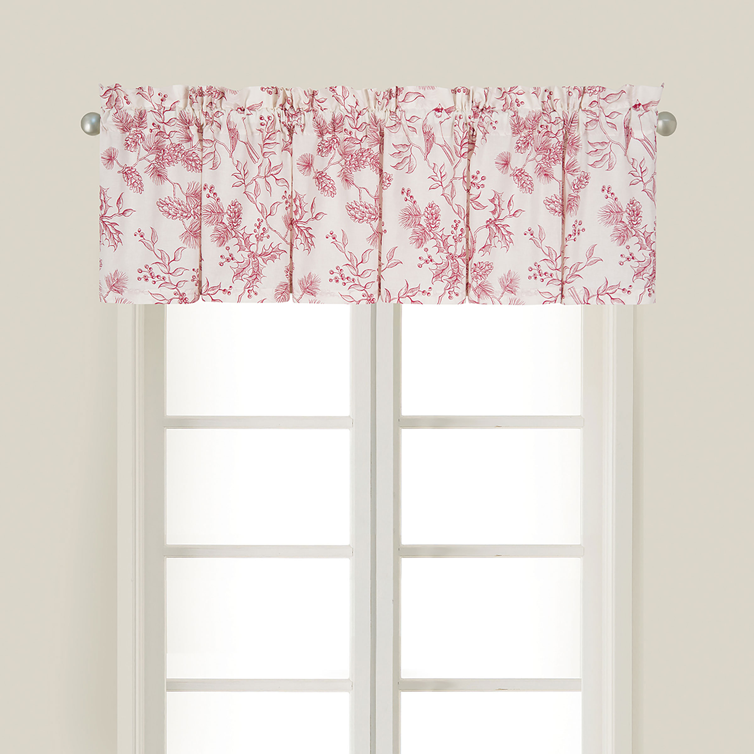 C&F Home Evergreen Toile Valance Set Of 2 | Wayfair