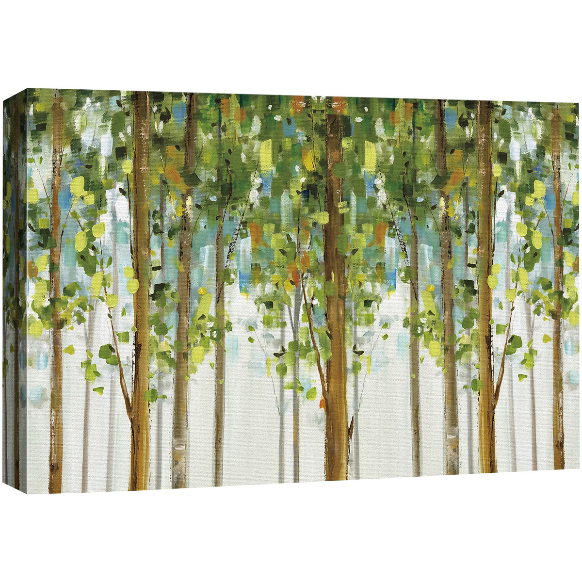IDEA4WALL Abstract Forest " Green Forest Trees Abstract Leaves " on ...