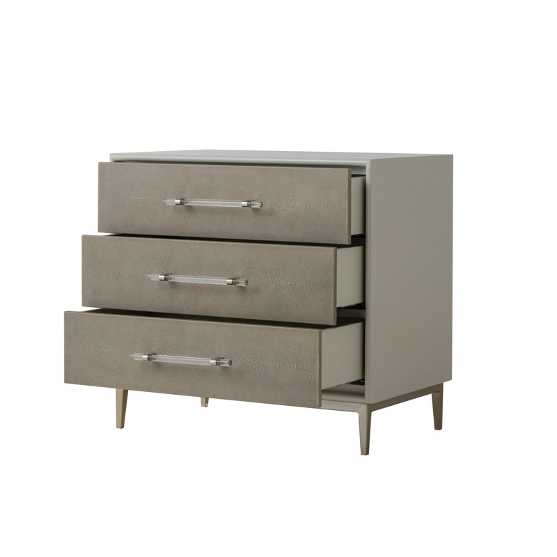 Case & Canvas Alice Nightstand - 3 Drawer | Wayfair