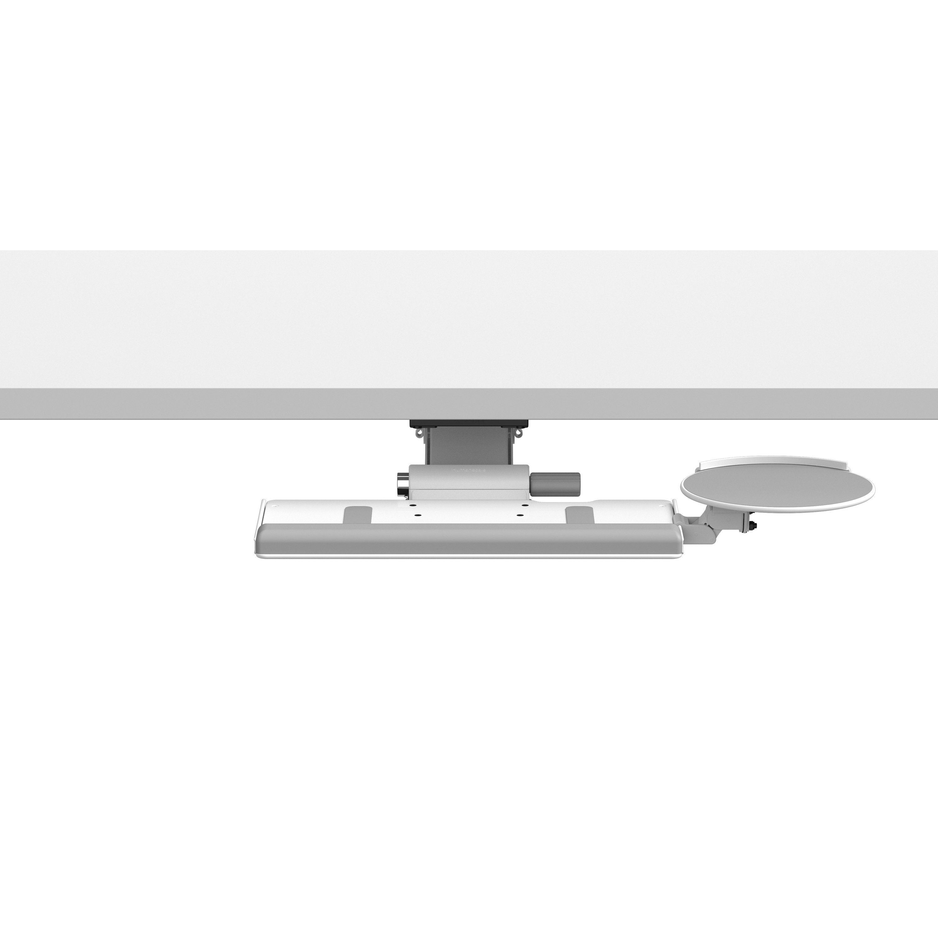 Humanscale 6G System, White 900 Underdesk Keyboard And High Clip Mouse ...