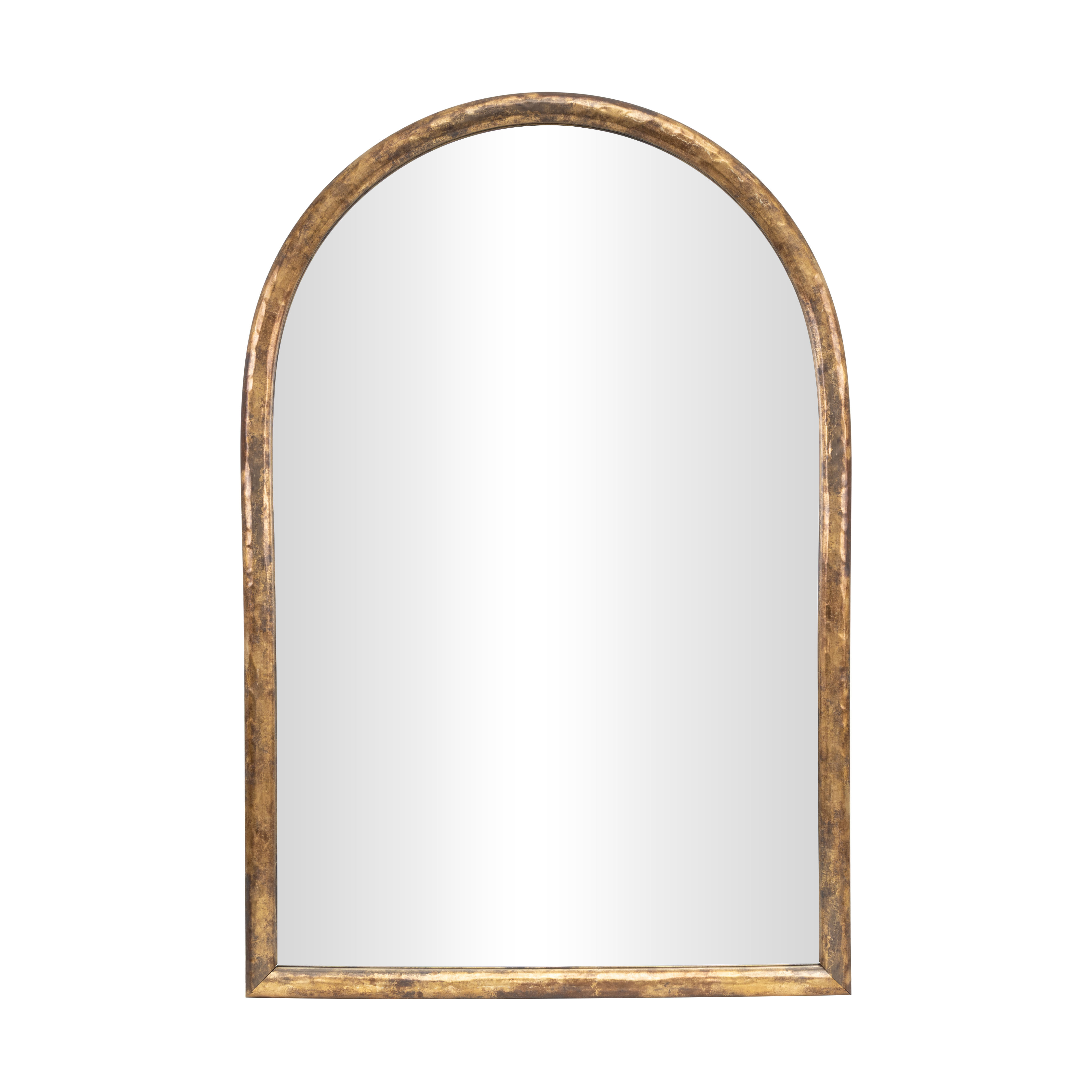 House of Hampton® Room Wall Mirror with Weathered Frame | Wayfair