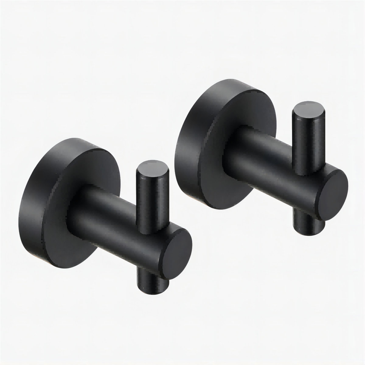 KISRAIS Round Base Wall Mounted Robe Hook | Wayfair