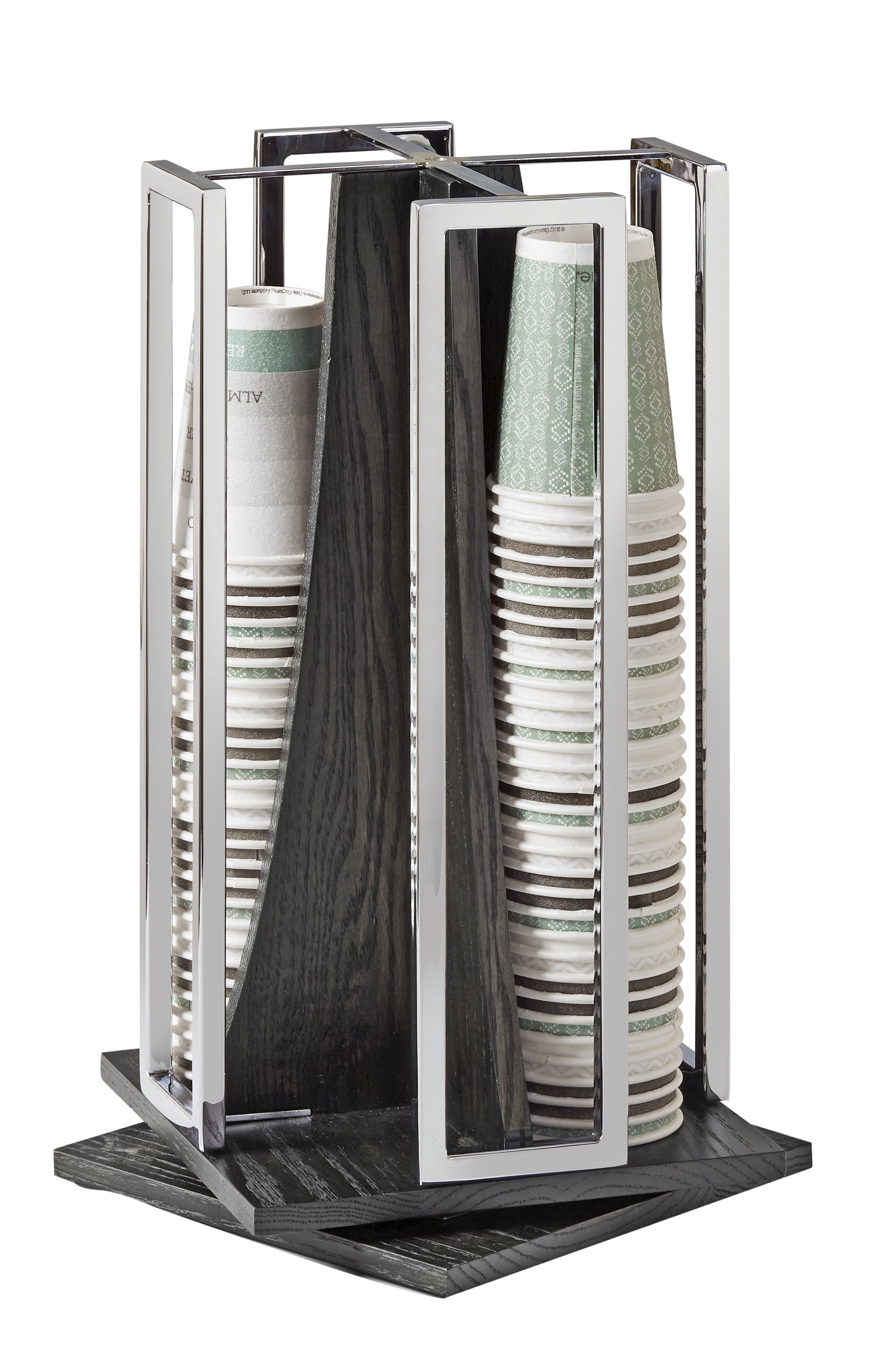 Cal-Mil Cinderwood Revolving Cup & Lid Organizer - Wayfair Canada