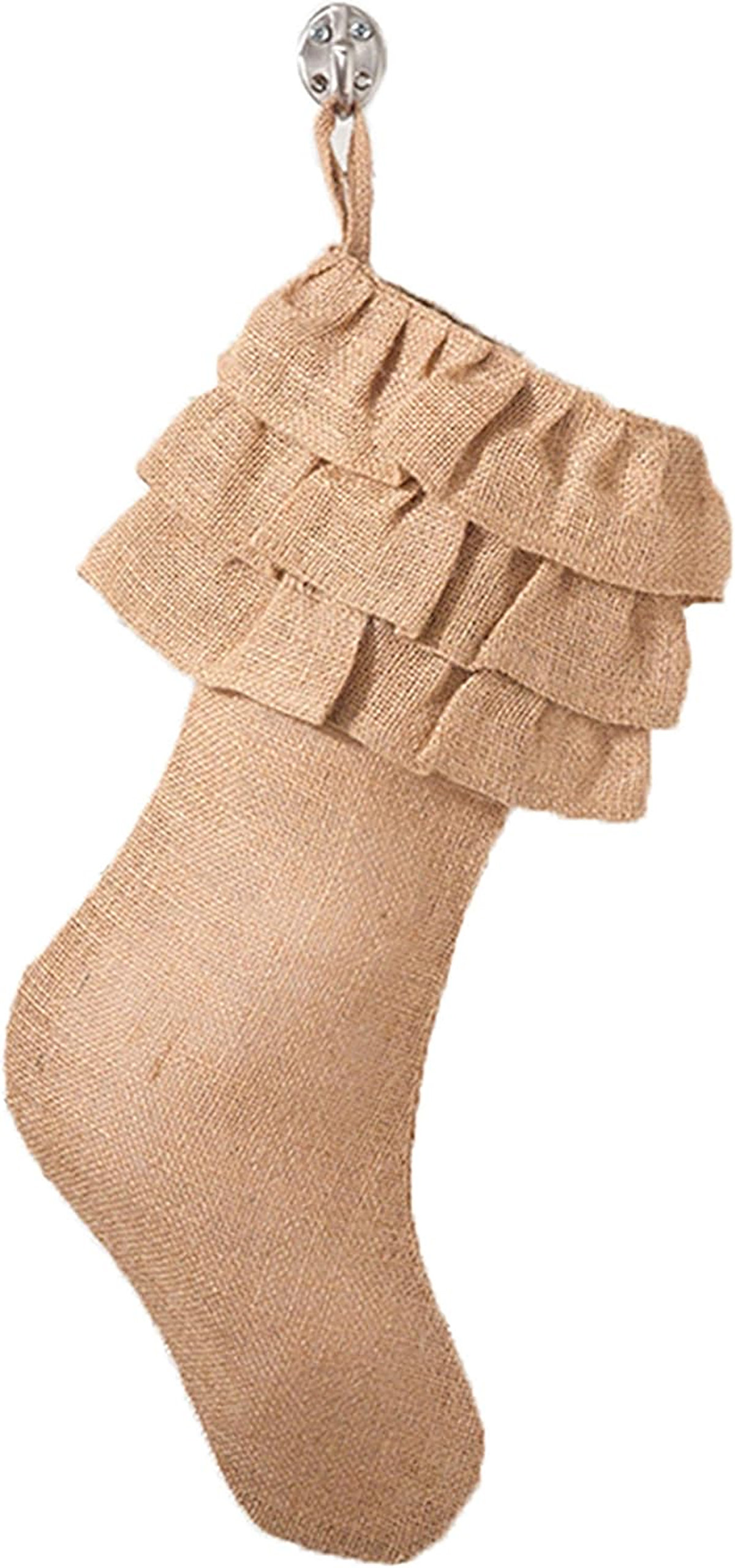 The Holiday Aisle® Natural Jute Ruffled Design Christmas Hanging ...