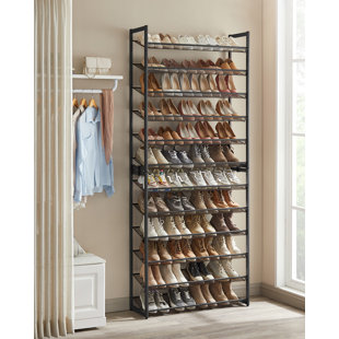 Black Shoe Storage & Racks You'll Love | Wayfair