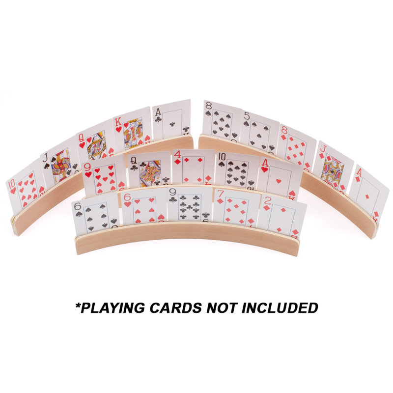 GSE Games & Sports Expert 17.5 " Wooden Playing Card Holders For Kids ...