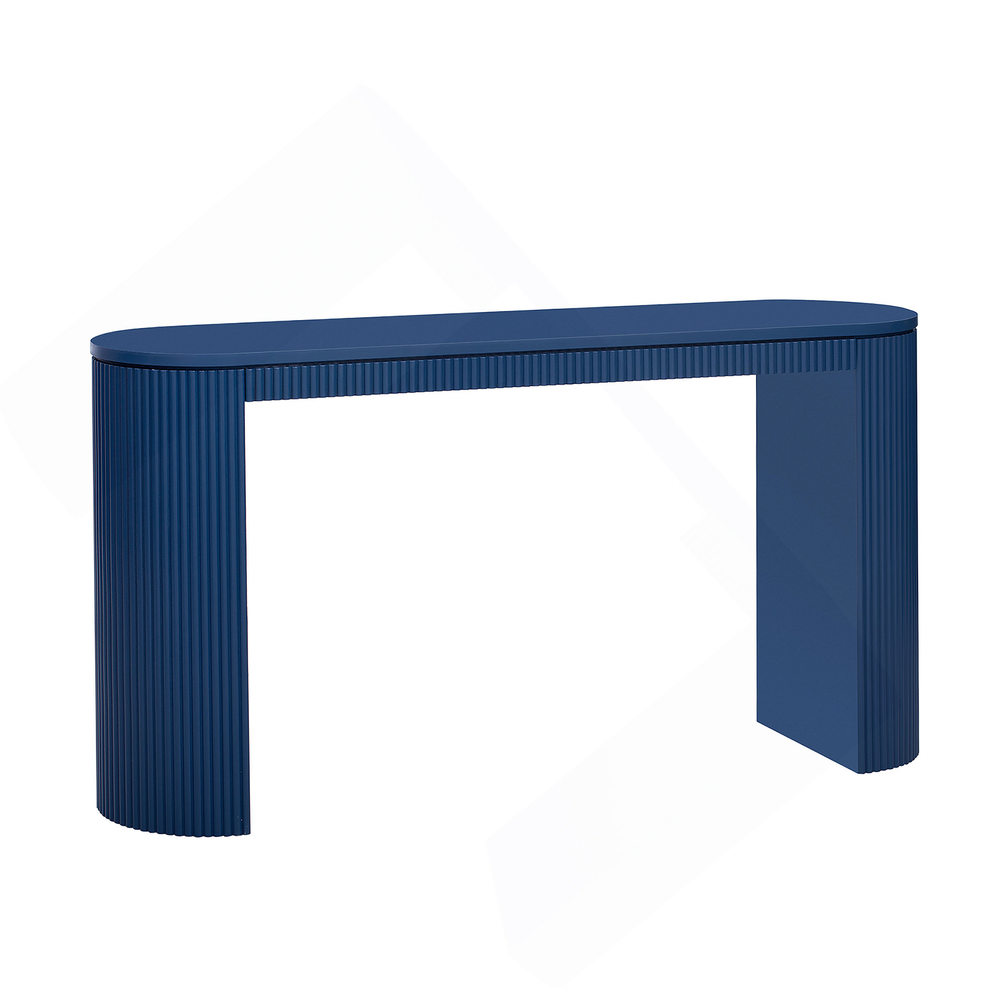 Corrigan Studio® Curved Design Console Table with Unique Vertical ...