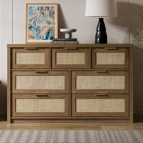 Millwood Pines Dearbhaile 52.7" W 7 - Drawer Dresser & Reviews | Wayfair