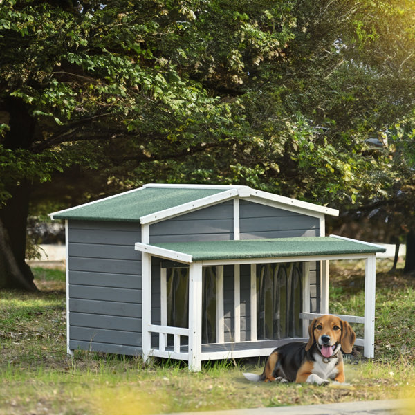 Tucker Murphy Pet™ Drevyn Firewood Igloo Style Dog House with Roof and ...