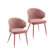 Sumiko Velvet Upholstered Dining Chair with Gold Trim