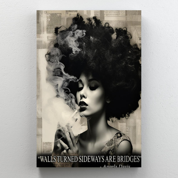 Trinx Walls Turned Sideways Are Bridges On Canvas Print | Wayfair