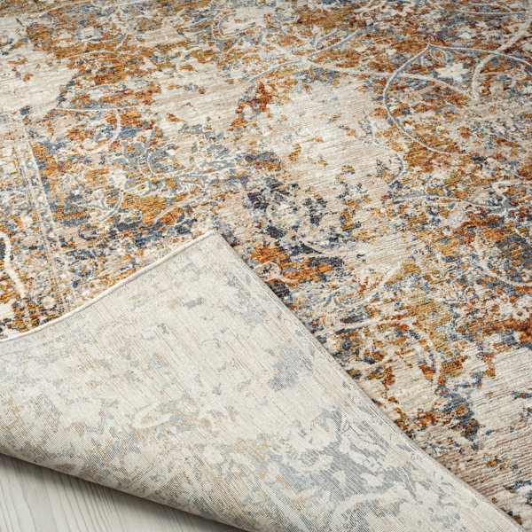 Bungalow Rose Dmoni Rust Rug & Reviews | Wayfair