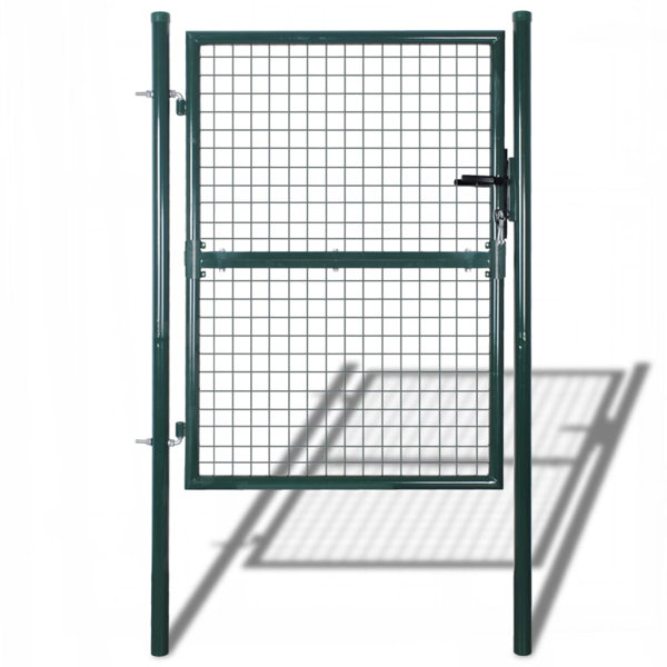 East Urban Home Dark Green Metal Gate | Wayfair