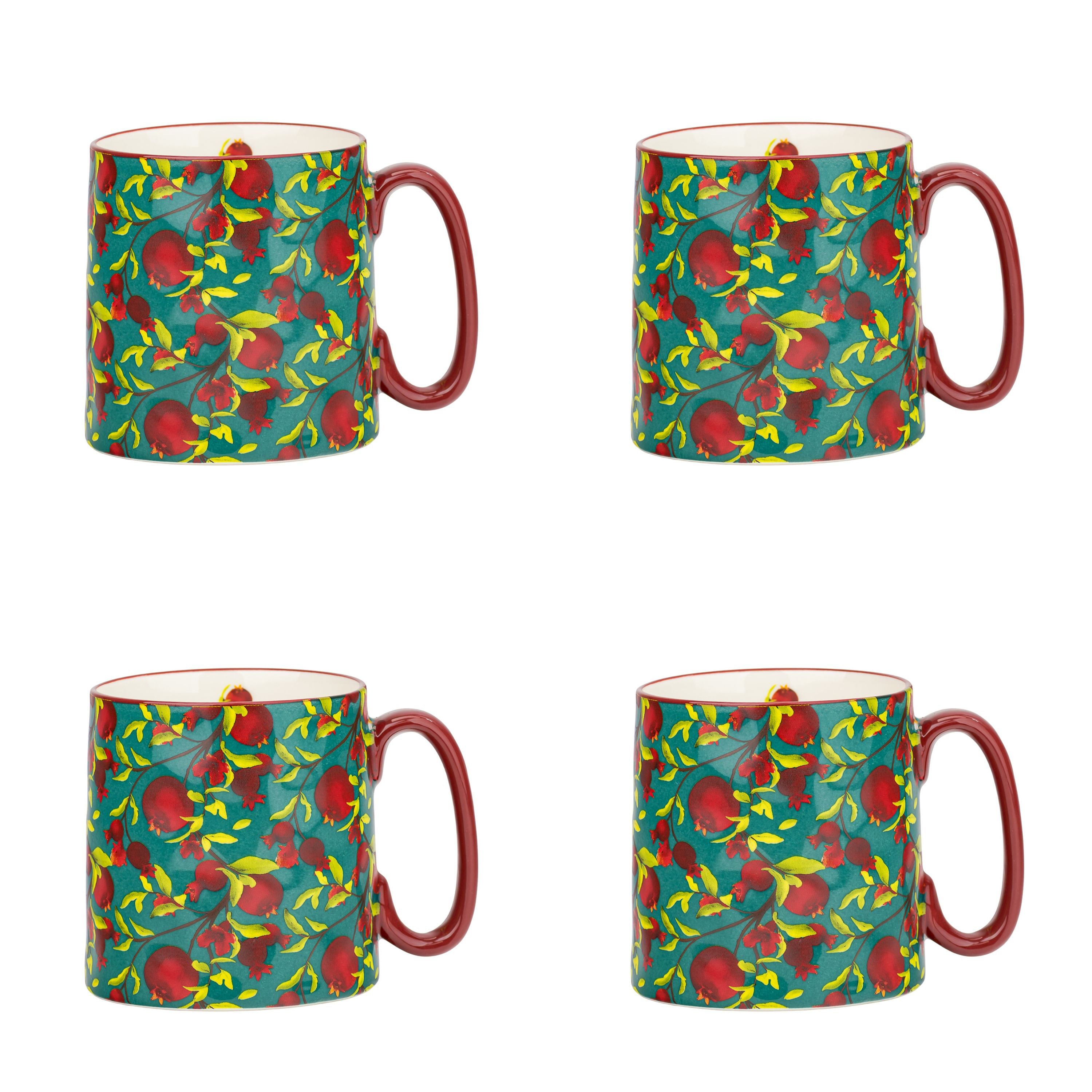 Ten Strawberry Street 10 Strawberry Street Bella Mug, Bright Flowers ...