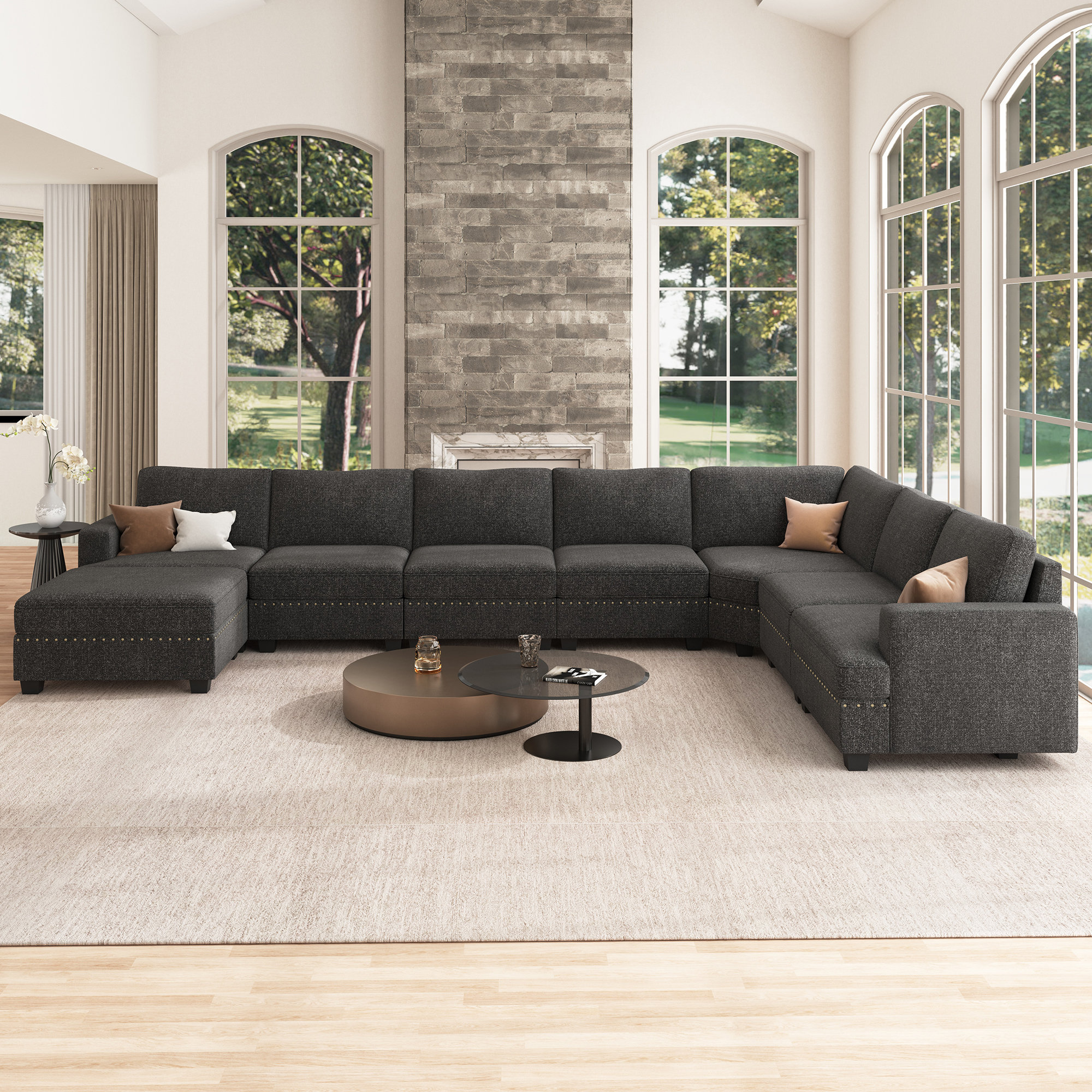 huge corner sofa