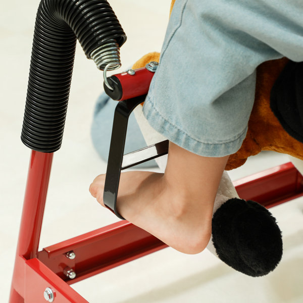 Qaba Spring Rocking Horse, Kids Ride on Horse w/ Saddle | Wayfair