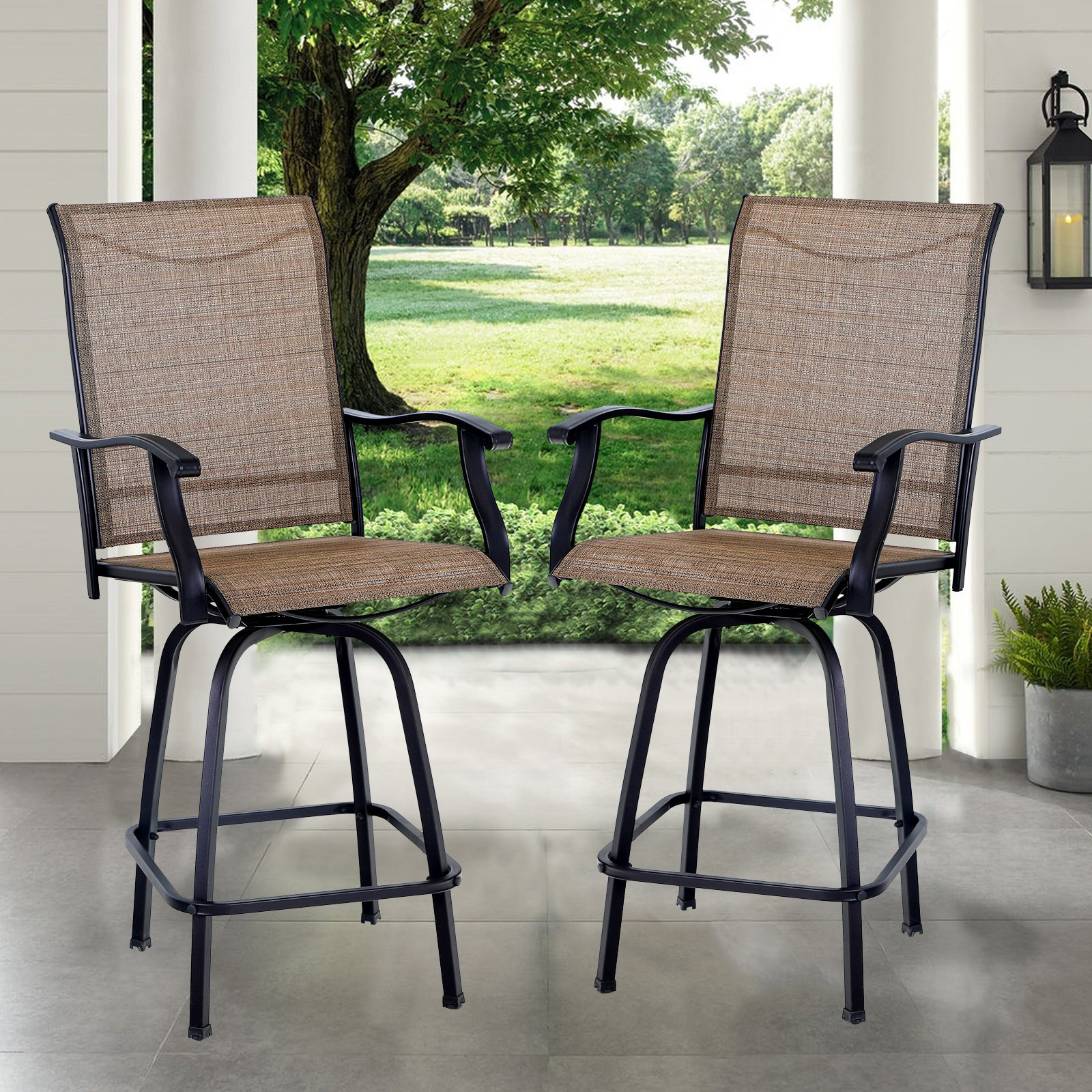 Red Barrel Studio® 29.9" Patio Bar Stool & Reviews | Wayfair