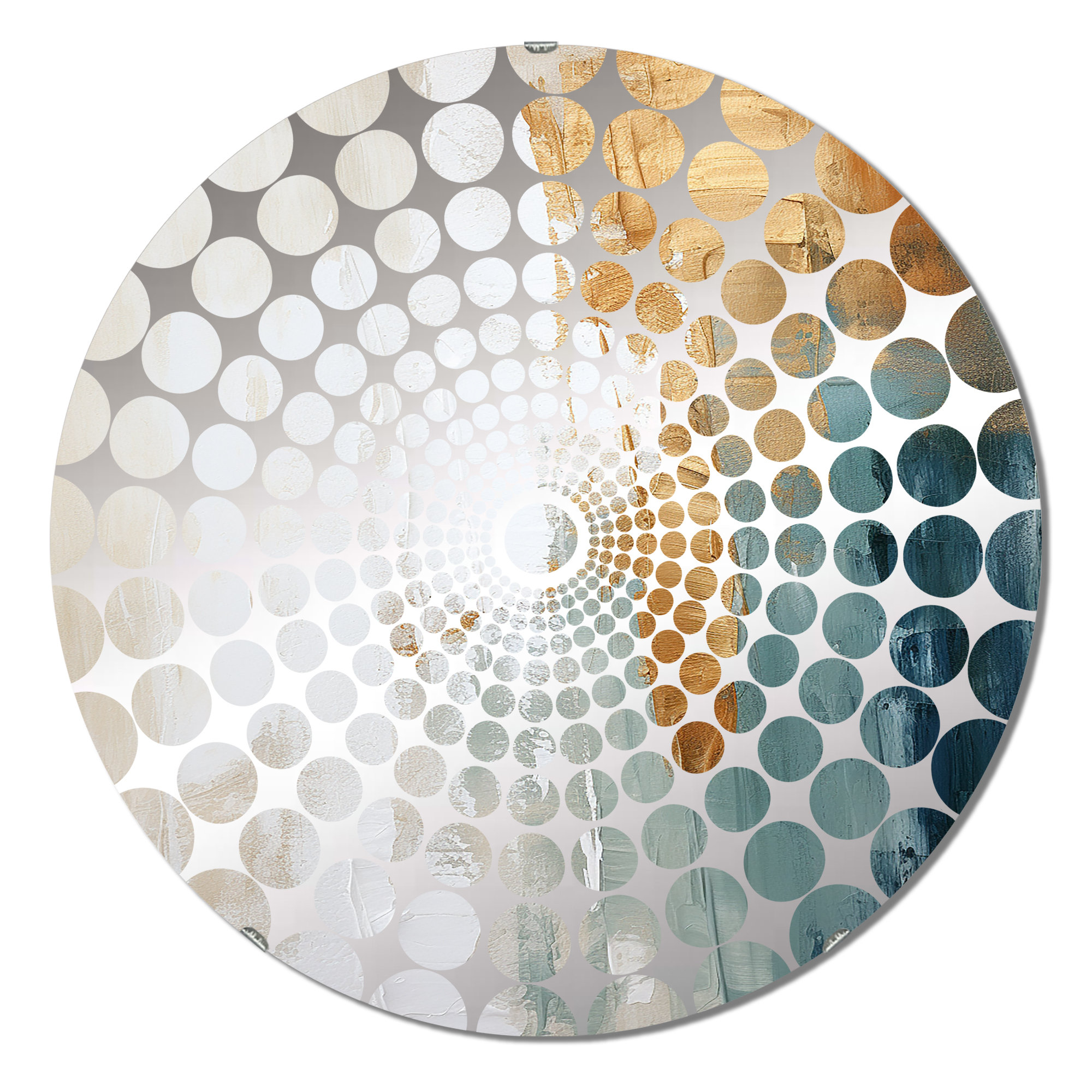 East Urban Home Erigeron - Concentric Circles Decorative Mirror | Wayfair