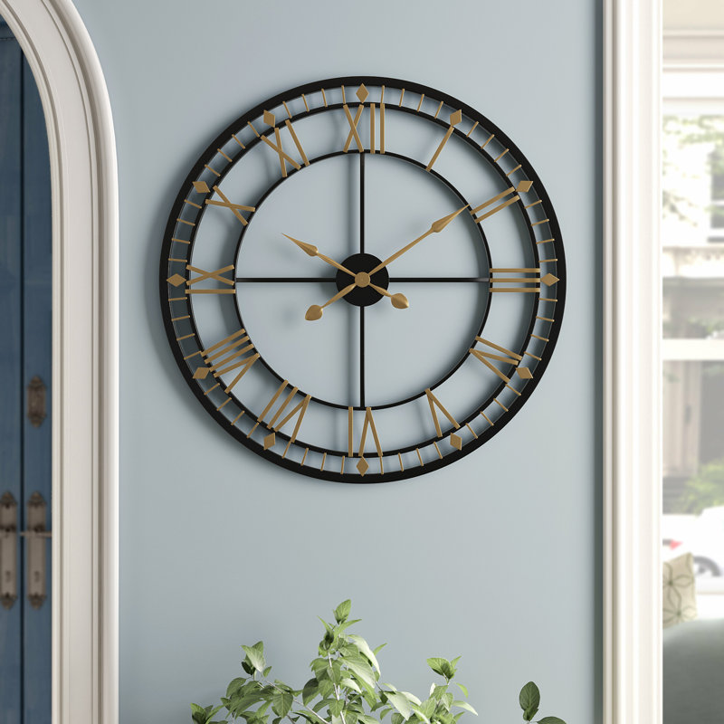Three Posts Beaver Creek Metal Wall Clock & Reviews | Wayfair.co.uk