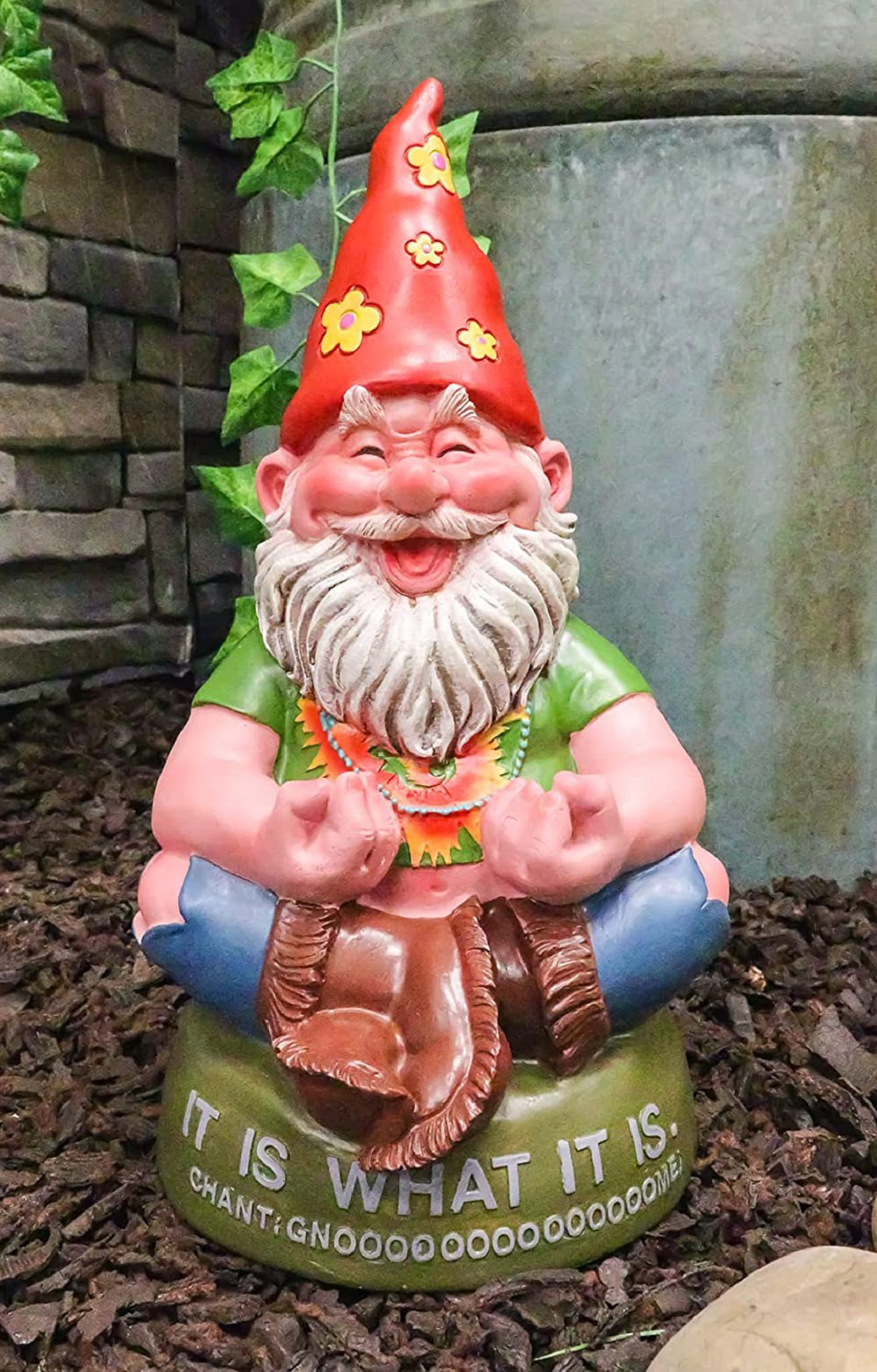 Trinx Anyree Meditating Hippie Gnome Statue | Wayfair