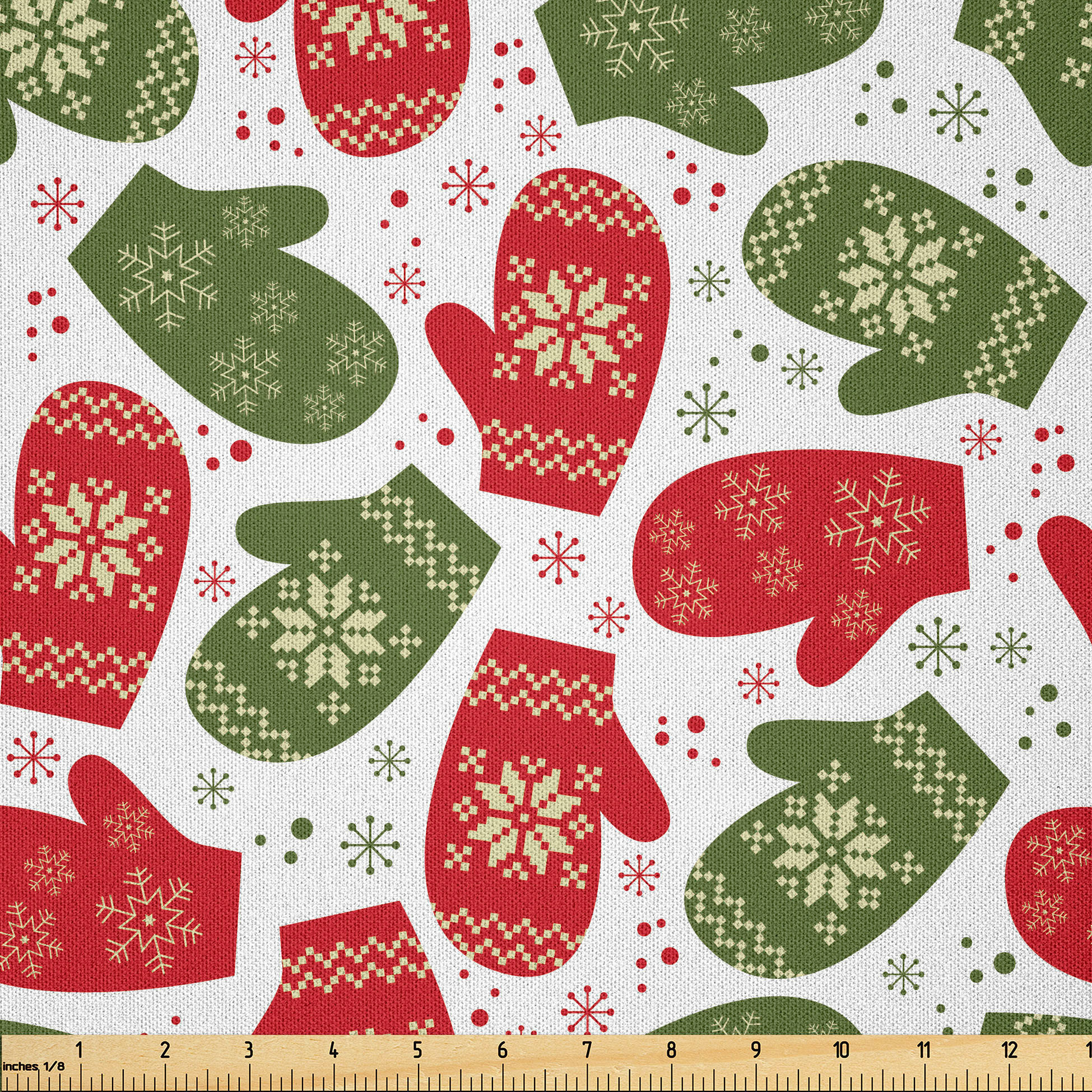 The Seasonal Aisle Akmal Winter Mittens Multi-Purpose Fabric | Wayfair ...