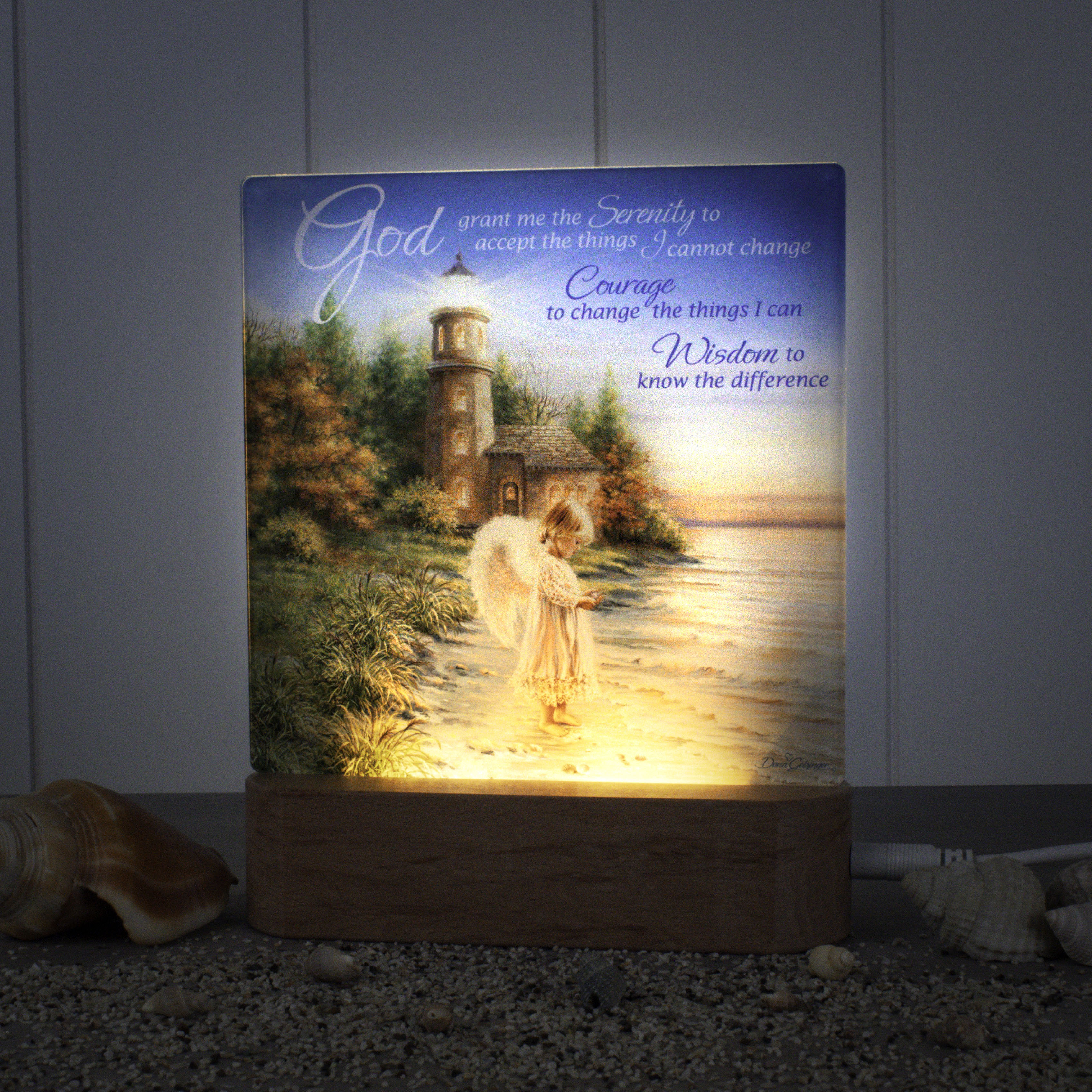 Glow Decor Serenity Angel Night Light | Wayfair