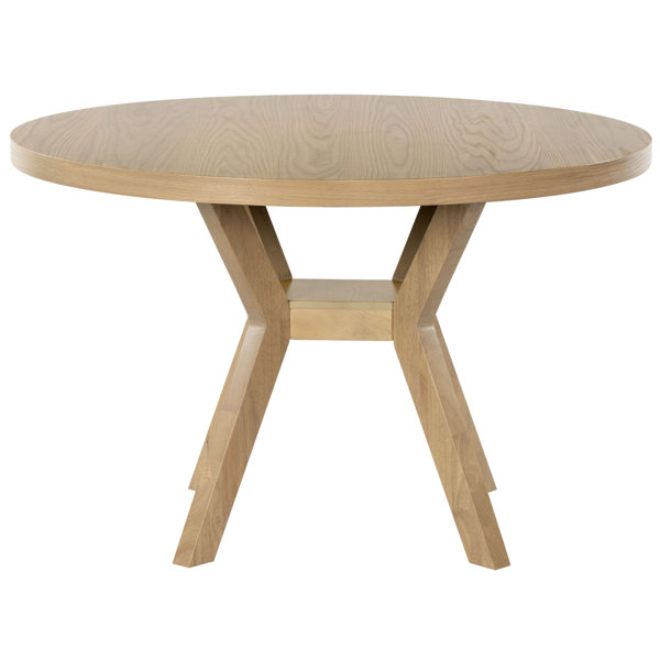 SafaviehCouture Round Solid Wood Base Dining Table & Reviews | Wayfair