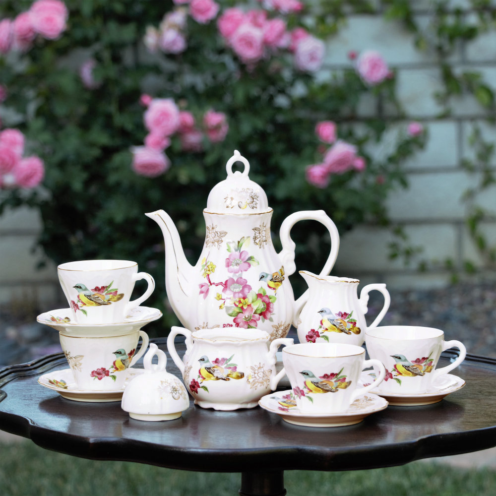 Grace's Tea Ware Porcelain Tea Set for 2 People & Reviews - Wayfair Canada