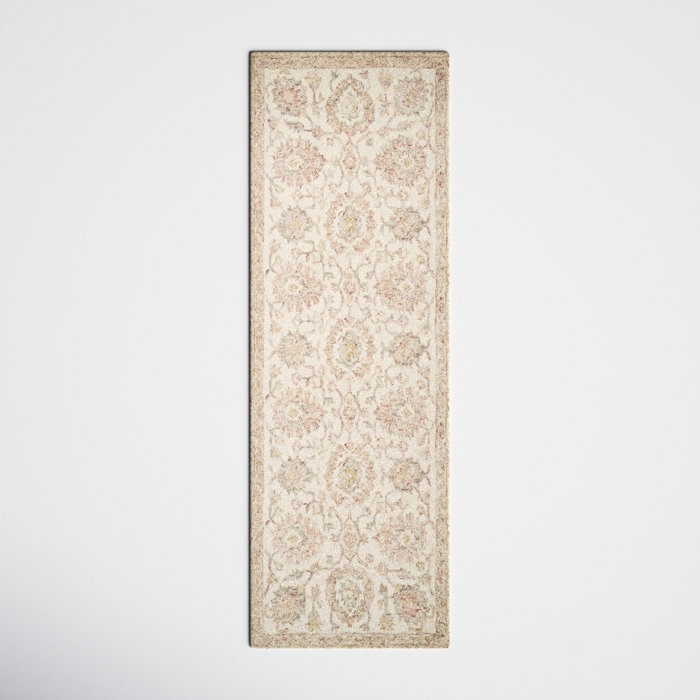 Birch Lane™ Aden Hand Hooked Wool Oriental Indoor Rug & Reviews | Wayfair