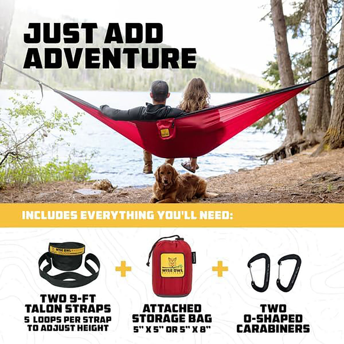 BINO Hammock For Camping Hammocks Gear For The Outdoors Backpacking ...