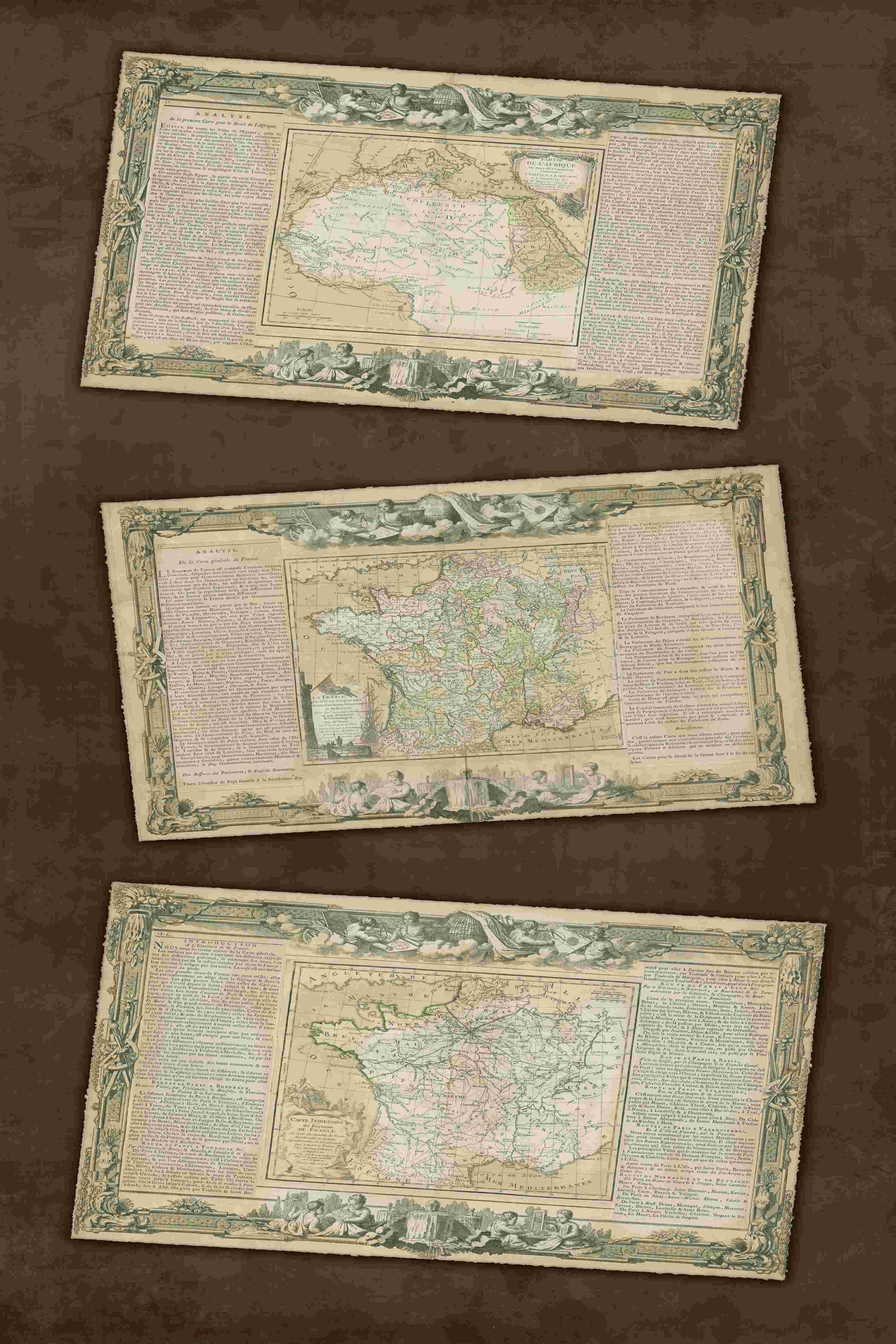Red Barrel Studio® Weathered Maps III | Wayfair