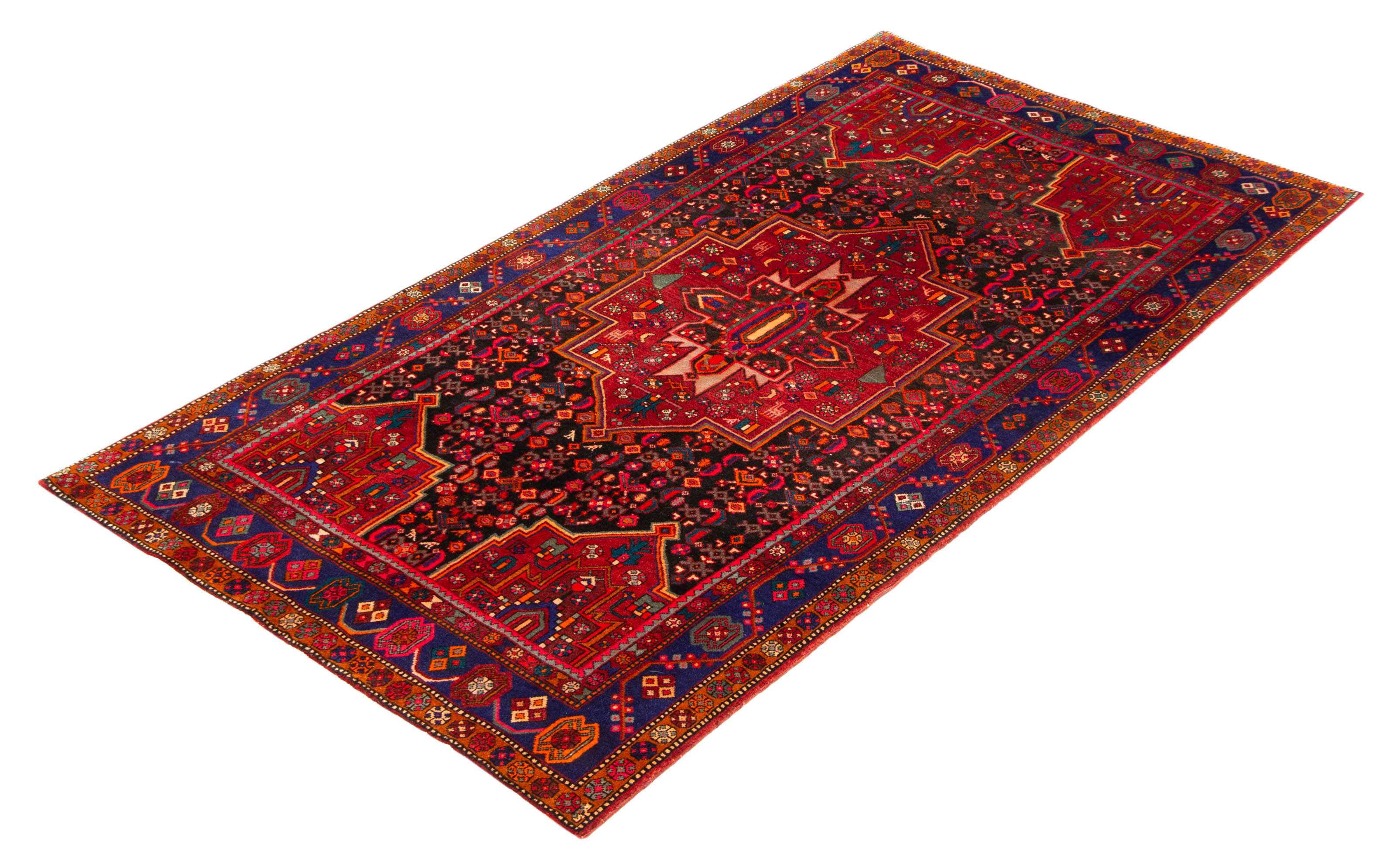Isabelline Kayseri Vintage Red Rug 4'3" x 8'2" | Wayfair