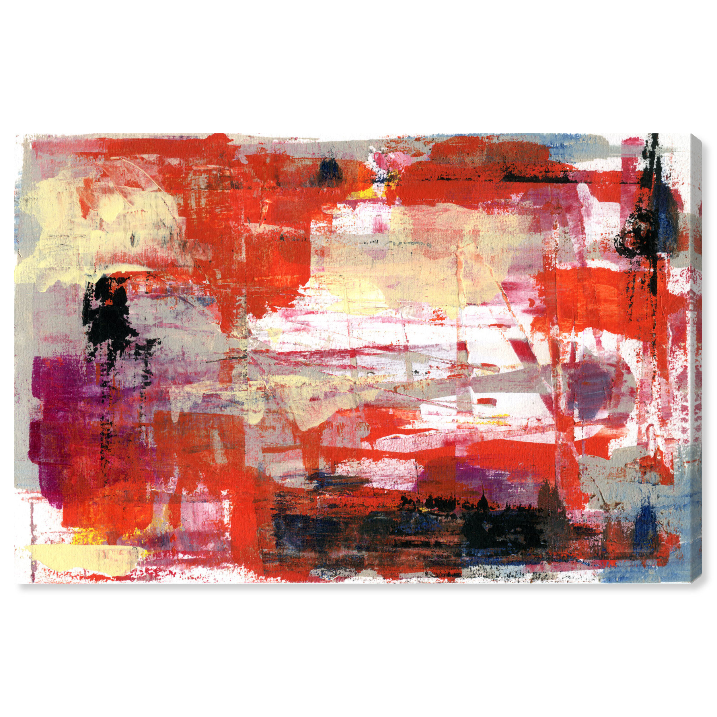 House of Hampton® 'Red Carpet' Painting on Canvas | Wayfair