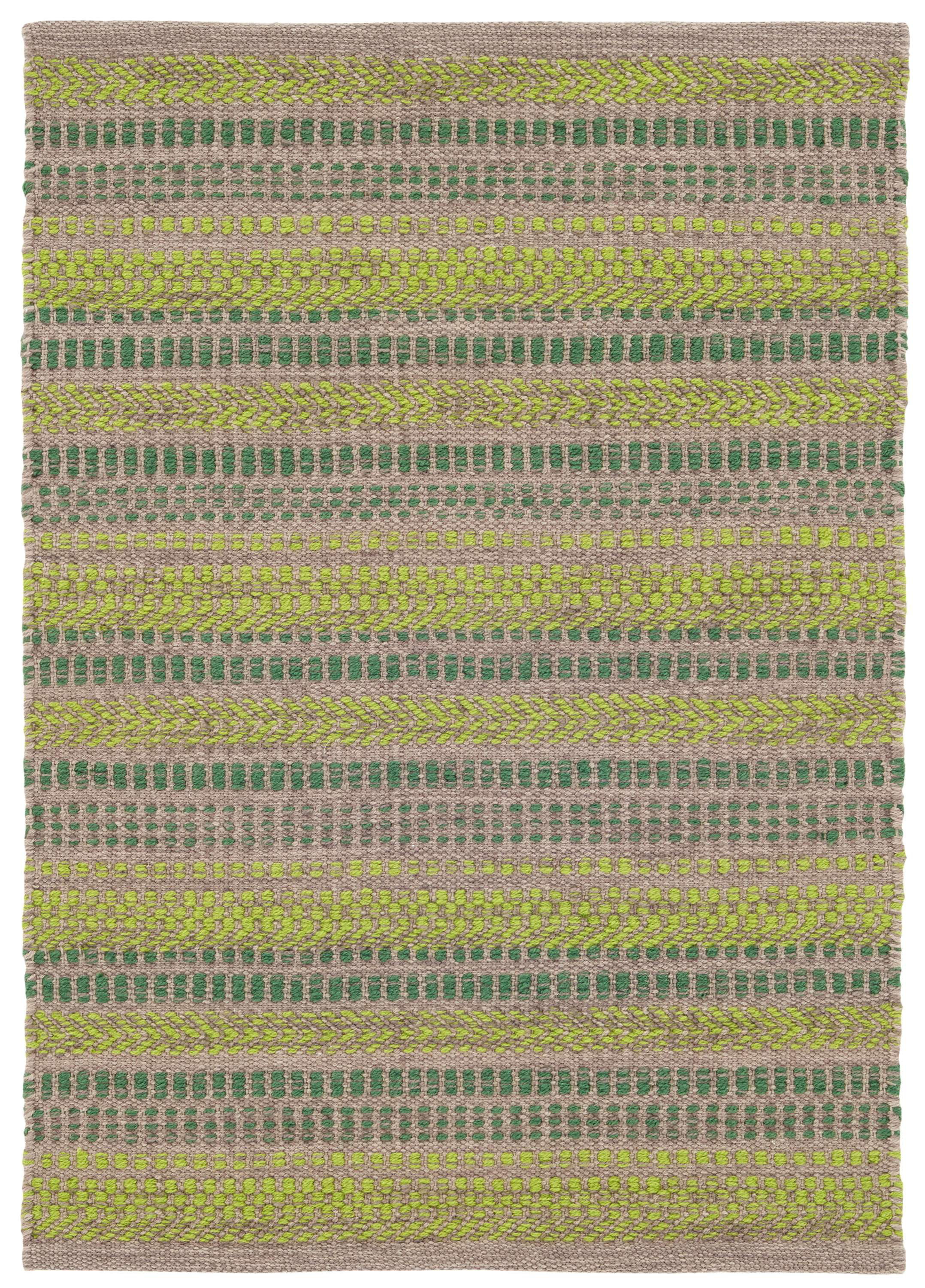 Dash and Albert Rugs Sooner Than Later Green Handwoven Indoor/Outdoor ...